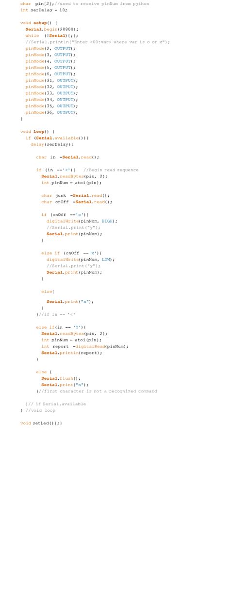 serial commands sometimes work sometimes don t r arduino