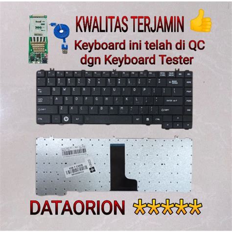 Jual Keyboard Laptop Toshiba Satellite C600 C640 L600 L645 L630 L635 L730 L735 L745 B40 Black