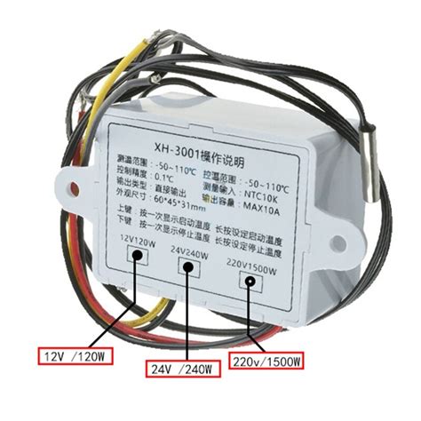 Digital Temperature Controller Display Thermostat Grandado