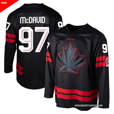 Connor Mcdavid Team Canada Jersey Hockey Apparel