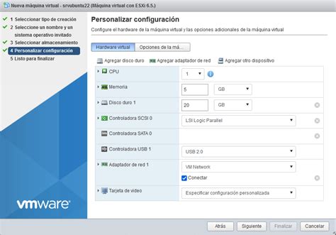 Instalar Ubuntu Server 22 04 1 En Máquina Virtual Vmware Esxi Proyecto A