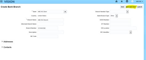 Oracle Masterminds Create Bank Bank Branch Bank Account In Oracle Fusion Applications
