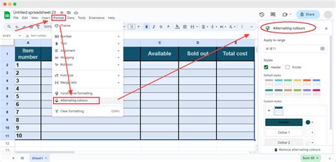 How To Make A Table In Google Sheets
