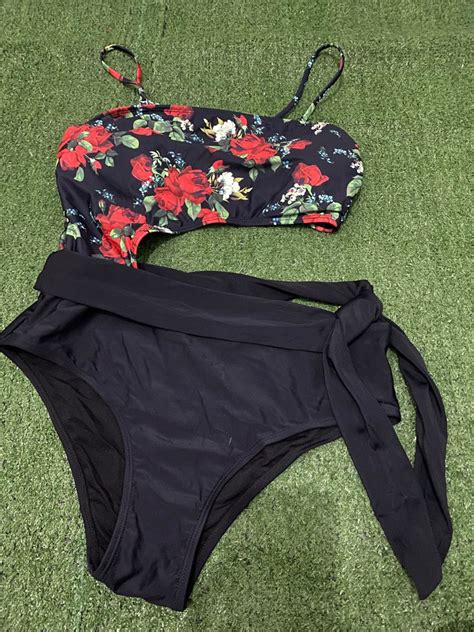 Cut Out Sexy One Piece Swimsuit Womens Fashion Swimwear Bikinis