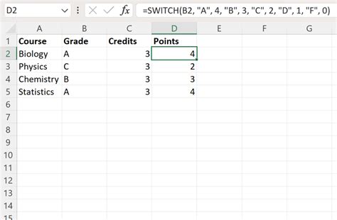 How To Calculate GPA In Excel With Example