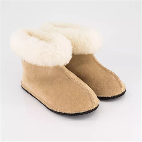 Sheepskin Slippers Hard Sole Karoo Baba