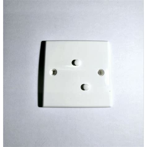 Switch Socket Blank Cover Pvc Blank Plate With Screw Cap Shopee Malaysia