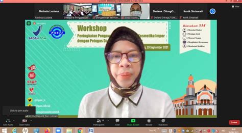 Tingkatkan Efektivitas Dan Penguatan Pengawasan Obat Dan Makanan Direktorat Pengawasan Kosmetik