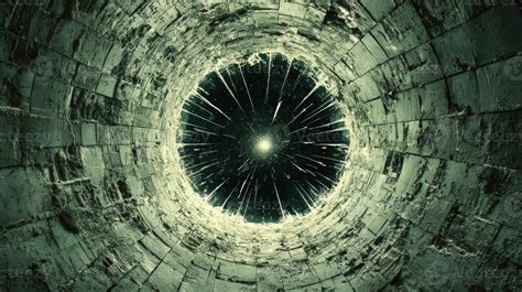 Abstract Visualization Captures Infinitely Dense Glowing Singularity Surrounded Cracks Of Energy