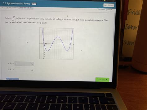 solved estimate ∫06f x dx from the graph below using each of