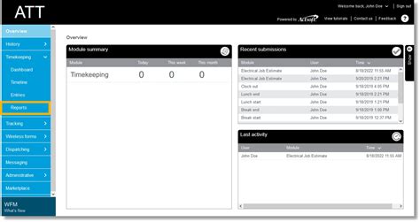 Create A Scheduled Timekeeping Report In Atandt Workforce Manager Asecare