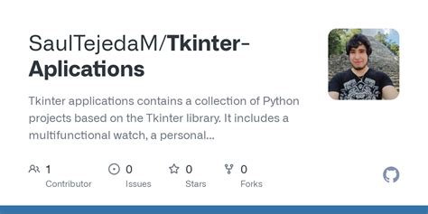 Github Saultejedam Tkinter Aplications Tkinter Applications Contains A Collection Of Python