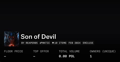 Son Of Devil Collection Opensea