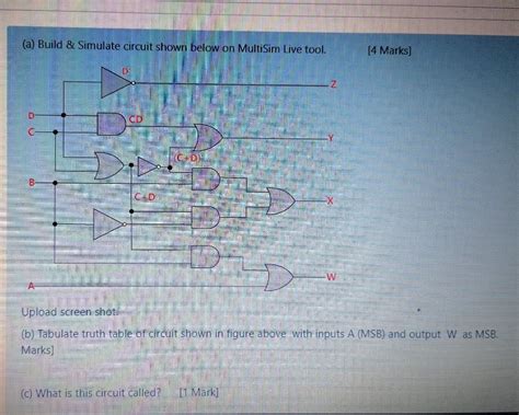 solved a build and simulate circuit shown below on multisim