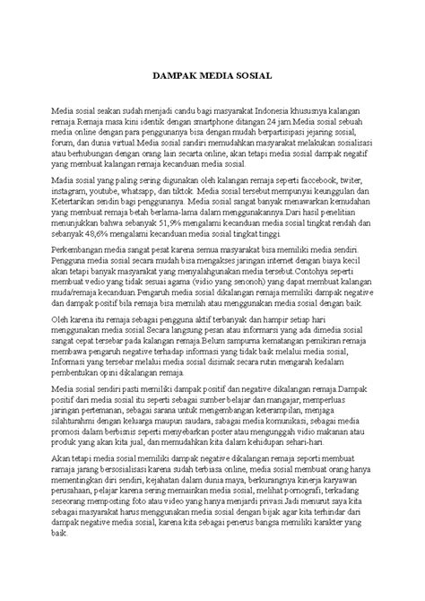 02 Akhmad Toriq Akbar A Okayyyy Dampak Media Sosial Media Sosial