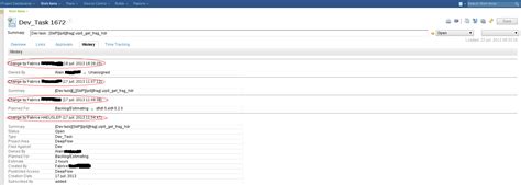 get history details by rest api jazz forum