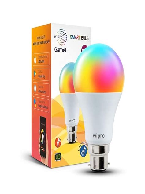 Buy Wipro WiFi LED Smart Bulb With Music Sync Function W Smart Light For Unisex Myntra