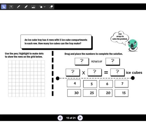 Solve Word Problems In Situations Involving Equal Groups Or Arrays