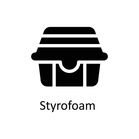 Styrofoam Vector Solid Icons Simple Stock Illustration Stock 21962415