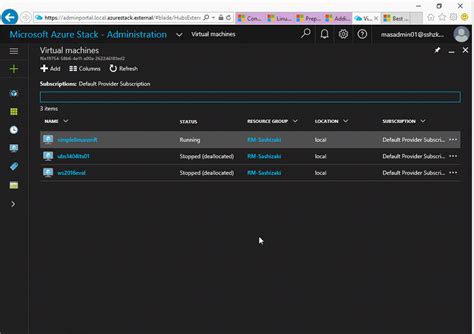 さっしーの試してみるか3 Azure Stack Tp3でarmテンプレートからデプロイしてみる