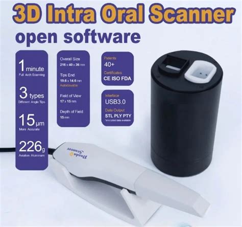 Intraoral 3d Scanner High Scanning Accuracy High Speed Dental Intra Oral Scanner Dental