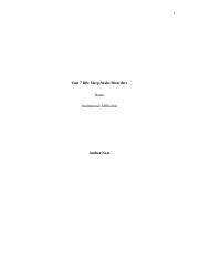 Understanding Sleep Wake Disorders Symptoms Treatment And Course Hero