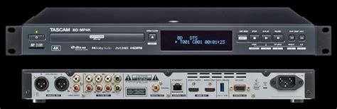 Tascam Bd Mp4k Professional Grade 4k Uhd Blu Ray Player Phantom