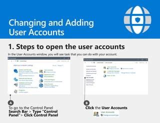 Windows Security Changing And Adding User Account PPTX