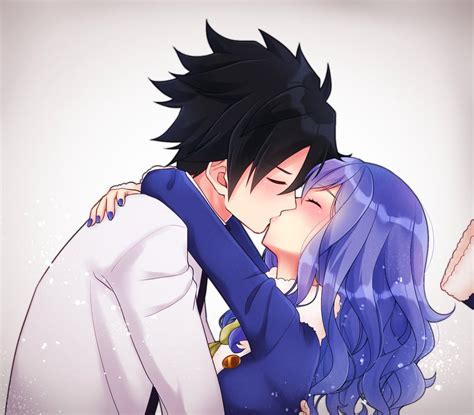 Juvia Lockser And Gray Fullbuster Fairy Tail Drawn By Nubechian Danbooru