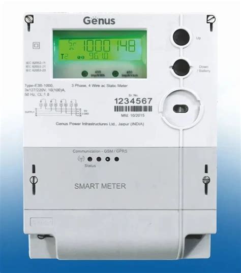 genus three phase smart meter at ₹ 2600 piece three phase digital