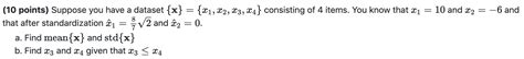 Solved 10 And X2 6 And 10 Points Suppose You Have A Chegg Com