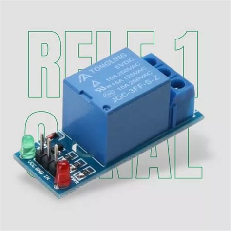 módulo rele 1 canal 5v 10a indicador led para arduino nf à venda em