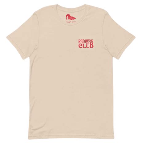 Redhead Club Tee Apparel For Redheads H2bar