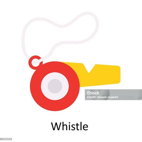 휘파람 벡터 플랫 아이콘 디자인 그림입니다 흰색 배경에 기호 Eps 10 파일 검은색에 대한 스톡 벡터 아트 및 기타 이미지 검은색 경찰관 라인아트 Istock