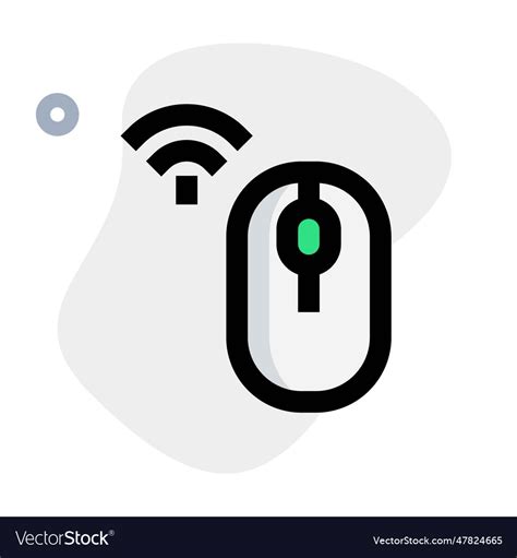 Wireless Mouse Handheld Input Device Royalty Free Vector