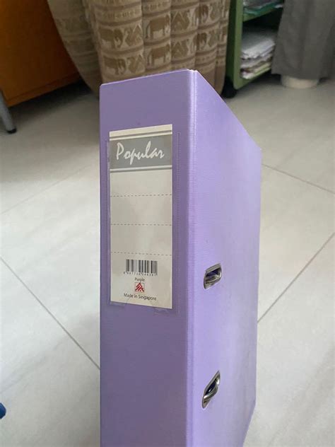 Hard Cover Ring File Folder A Hobbies Toys Stationery Craft Stationery Babe Supplies