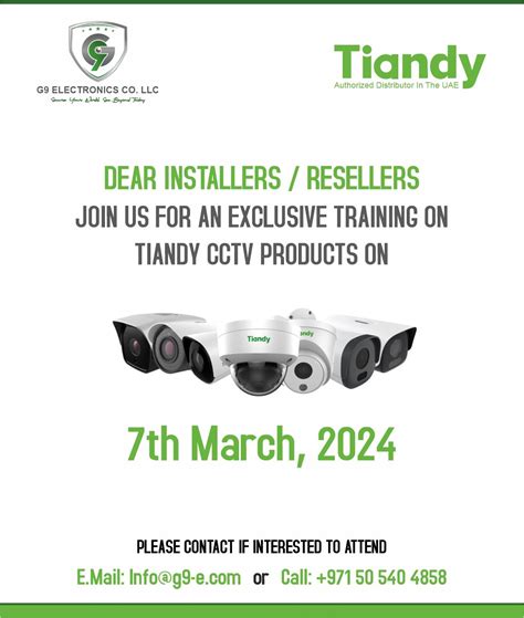 Sujith Kumar On Linkedin Tiandy Is Conducting A Hands On Training For Cctv Installers In Uae