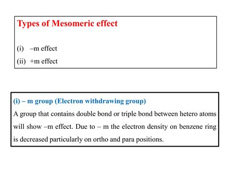 Mesomeric Effect Pdf