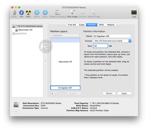 Install And Dual Boot Os X El Capitan With Yosemite On Separate Partition Tutorial Redmond Pie