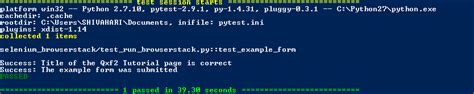 Pytesttestrun Qxf2 Blog