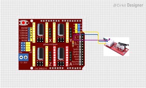 How To Use Limit Switch Pinouts Specs And Examples Cirkit Designer