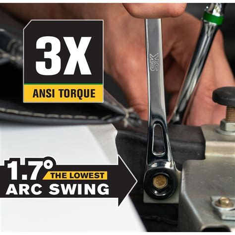 Sk Professional Tools 7 Piece Set 6 Point Metric Standard Combination Wrench Includes Soft Case