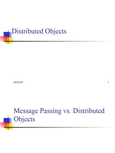 Module 4 Pdf Message Passing Common Object Request Broker