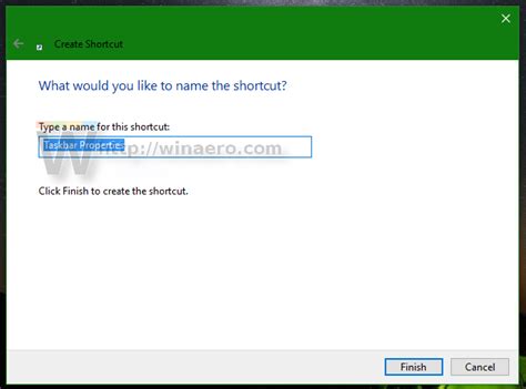 How To Create A Taskbar Settings Shortcut In Windows