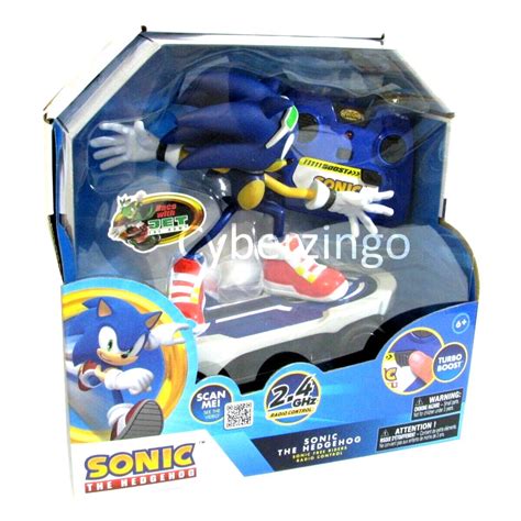 Sonic Free Rider Sonic The Hedgehog Rc Control Skateboard New With