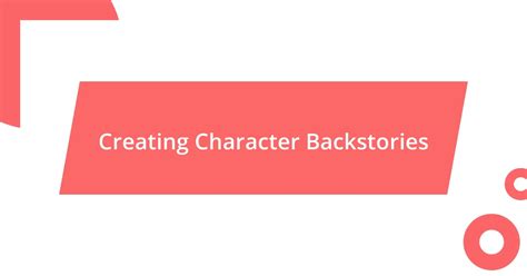 How I Approach Character Development Uk