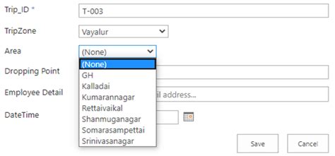 Implement Cascading Dropdown In SharePoint List