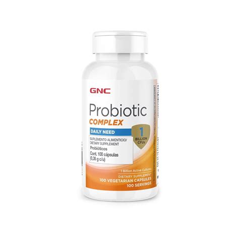 Gnc Probiotic Complex Daily Need 1 Billion Cfus 100 Capsules Super