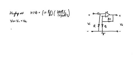 Solved A Generic Sallen Key Topology Is Illustrated Below Show That The Filter Transfer
