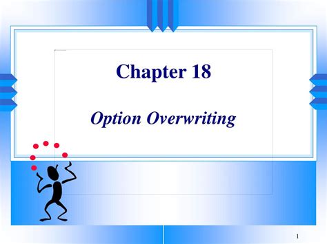 PPT Chapter Option Overwriting PowerPoint Presentation Free Download ID